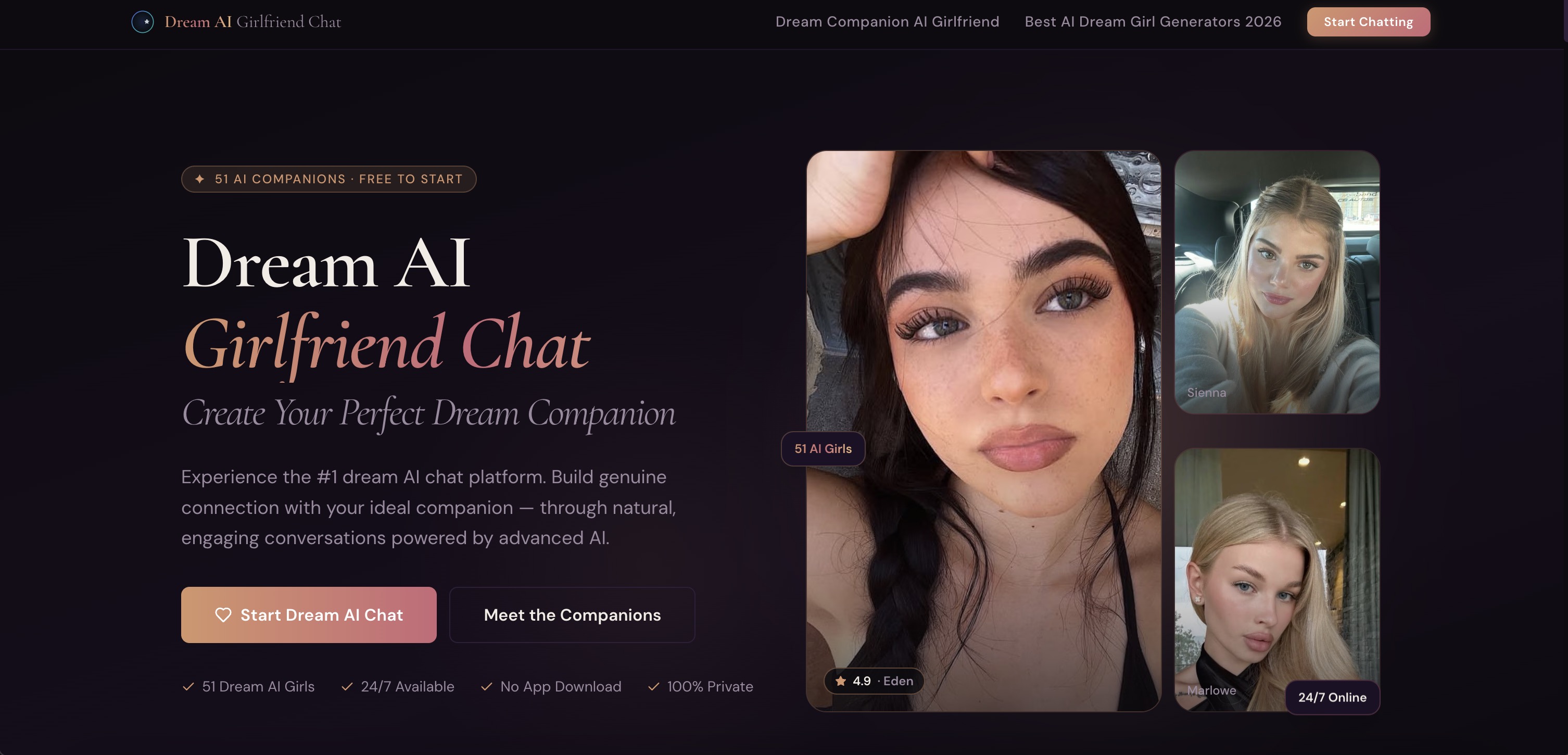 Dream Girl AI Review (2026) — A Cozy AI Girlfriend Chat